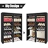 Amazon.com: ERONE Shoe Rack Storage Organizer , 28 Pairs Portable ...