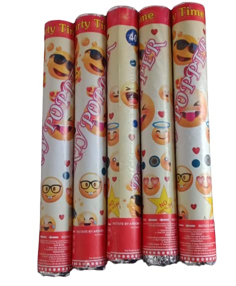 Party Popper Confetti for Birthday & Wedding Party | Smiley (40cm ...