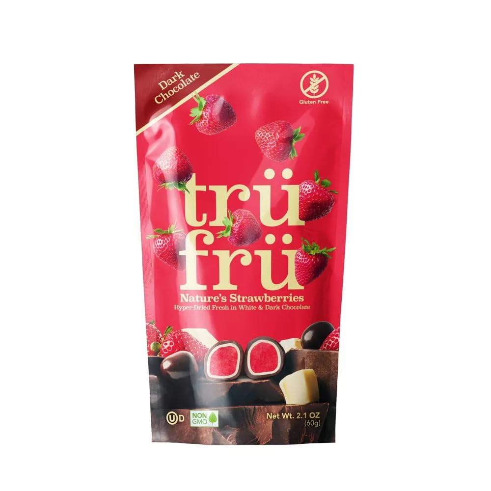 Amazon.com: Tru Fru White and Dark Chocolate Dipped Freeze-Dried Fruit ...