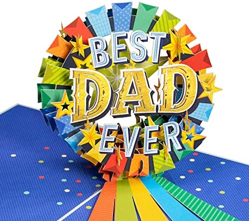 Amazon.com : Paper Love 3D Father's Day Pop Up Card, Best Dad Bear ...