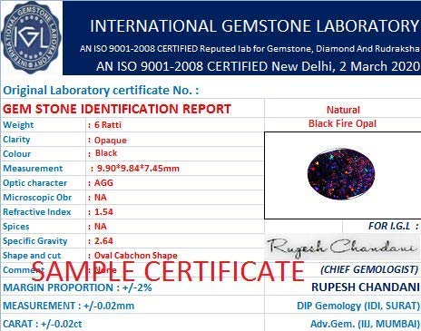 Buy Empirical Jewels Untreated Unheated Black Fire Opal Stone Original ...