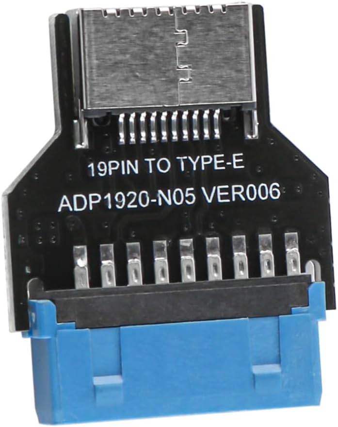 Ieron USB 3.0 (USB3.1 Gen 2) Internal Header (19-Pin) to USB 3.1/3.2 ...