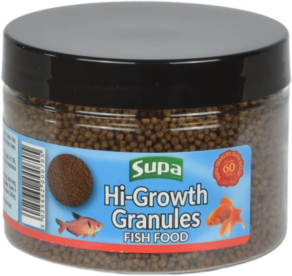 Supa Hi-Protein Crumble Fish Food 300 gram 0.5mm-0.8mm, For All ...