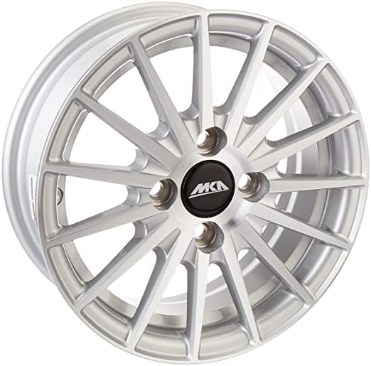 13 inch Alloy Wheel Hyper Silver Machined WONDER-4 Holes, 100 PCD ...
