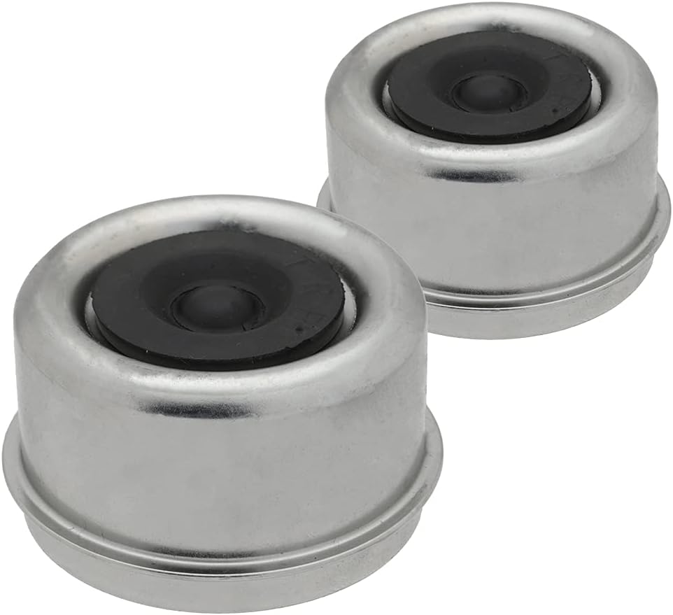 Amazon.com: [2-Pack] Dust Cap 2.5" (2.45") - Trailer Axle Wheel Hub and ...