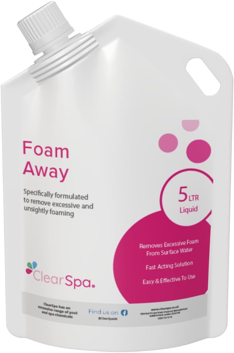 ClearSpa Foam Away, No Foam 5L - Hot Tubs, Swimming Pools and Spas ...