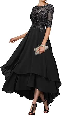 Amazon.com: Mother of The Bride Dresses for Wedding with Sleeve Formal ...