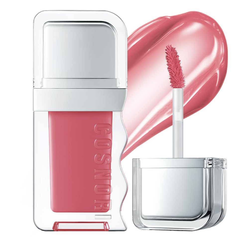 Amazon.com : COSNORI Flow Wave Lip Tint - Vegan Glassy Lip Gloss ...