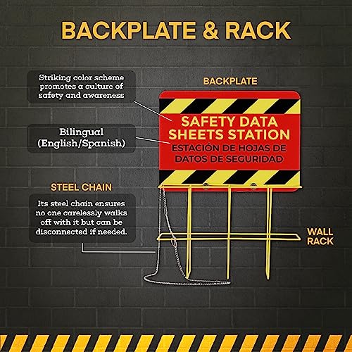 Snapklik.com : AdirPro SDS Binder And Wall StationSDS Compliance Center ...