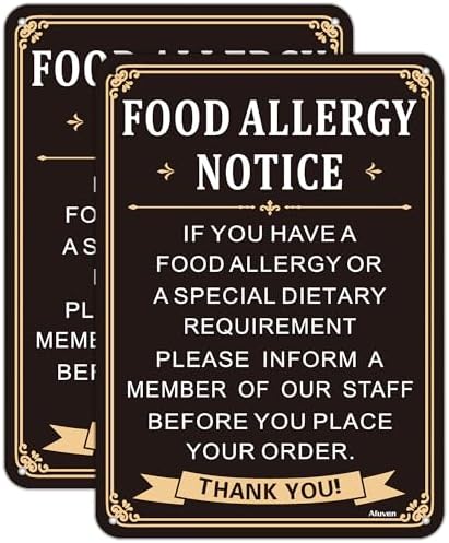 Pack of 2 Food Safety Temperatures Sign. 150mm x 200mm Self adhesive ...
