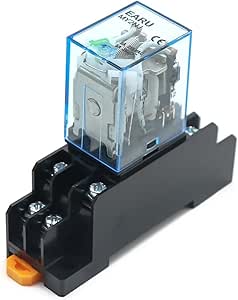 Amazon.com: PHERNJXEMB MY2NJ MY3NJ MY4NJ DIN Rail Small Electromagnetic Relay Coil Power Relay ...