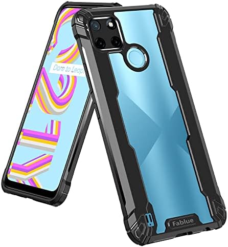 Fablue® Realme C21Y / C25Y Back Cover |Transparent Back Case|Ultra Thin ...