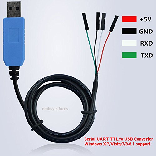 Serial UART TTL to USB Converter Cable PL2303TA windows xp-to-8.1 ...