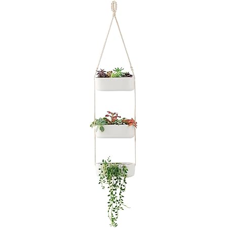Amazon.com: Mkono Hanging Planter Wall Planter for Indoor Plants ...
