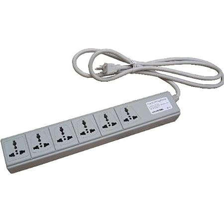 Amazon.com: VCT - 220V/240V AC 13A Universal Surge Protector / Power Strip with 6 Universal ...