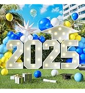 Amazon.com: HILAVO Grad Marquee Letters 3FT for 2025 Graduation ...