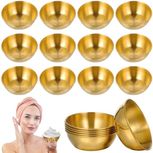 Amazon.com: wutfuooo 12 Pcs DIY Face Mask Mixing Bowl 3.23" Stainless ...