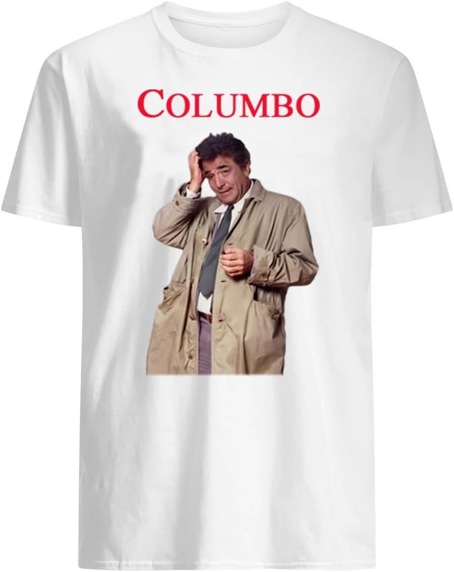 Amazon.com: Columbo 80's Detective Retro Tv Show T Shirt : Clothing ...