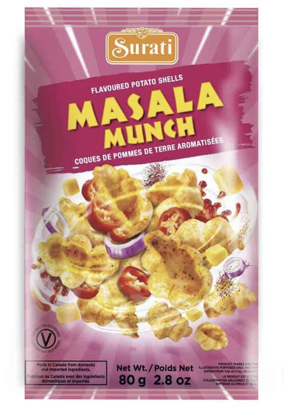 Amazon.com: Surati Indian New Flavoured Potato snacks 80gm (2.8 oz ...