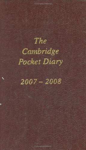 The Cambridge Pocket Diary 2007–2008: Amazon.co.uk: University of ...