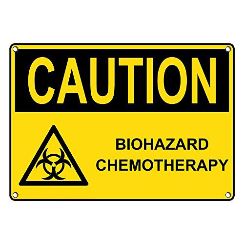 Amazon.com: Weatherproof Plastic OSHA Caution Biohazard Chemotherapy ...