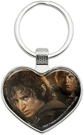 Amazon.com: The Lord of the Rings Frodo and Sam Characters Keychain ...