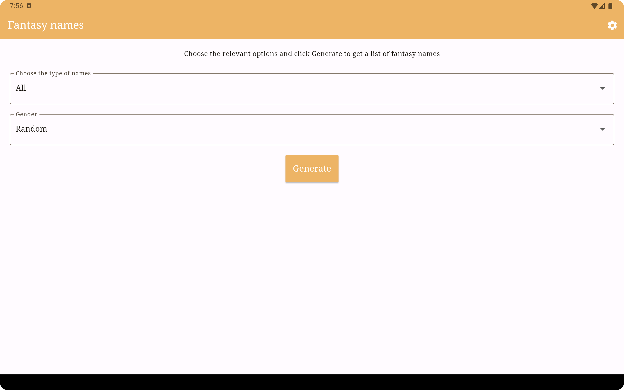 Fantasy Name Generator - App on Amazon Appstore