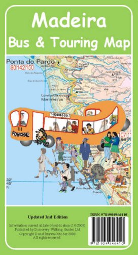 Madeira Bus and Touring Map: David Anthony Brawn: 9781904946410: Amazon ...