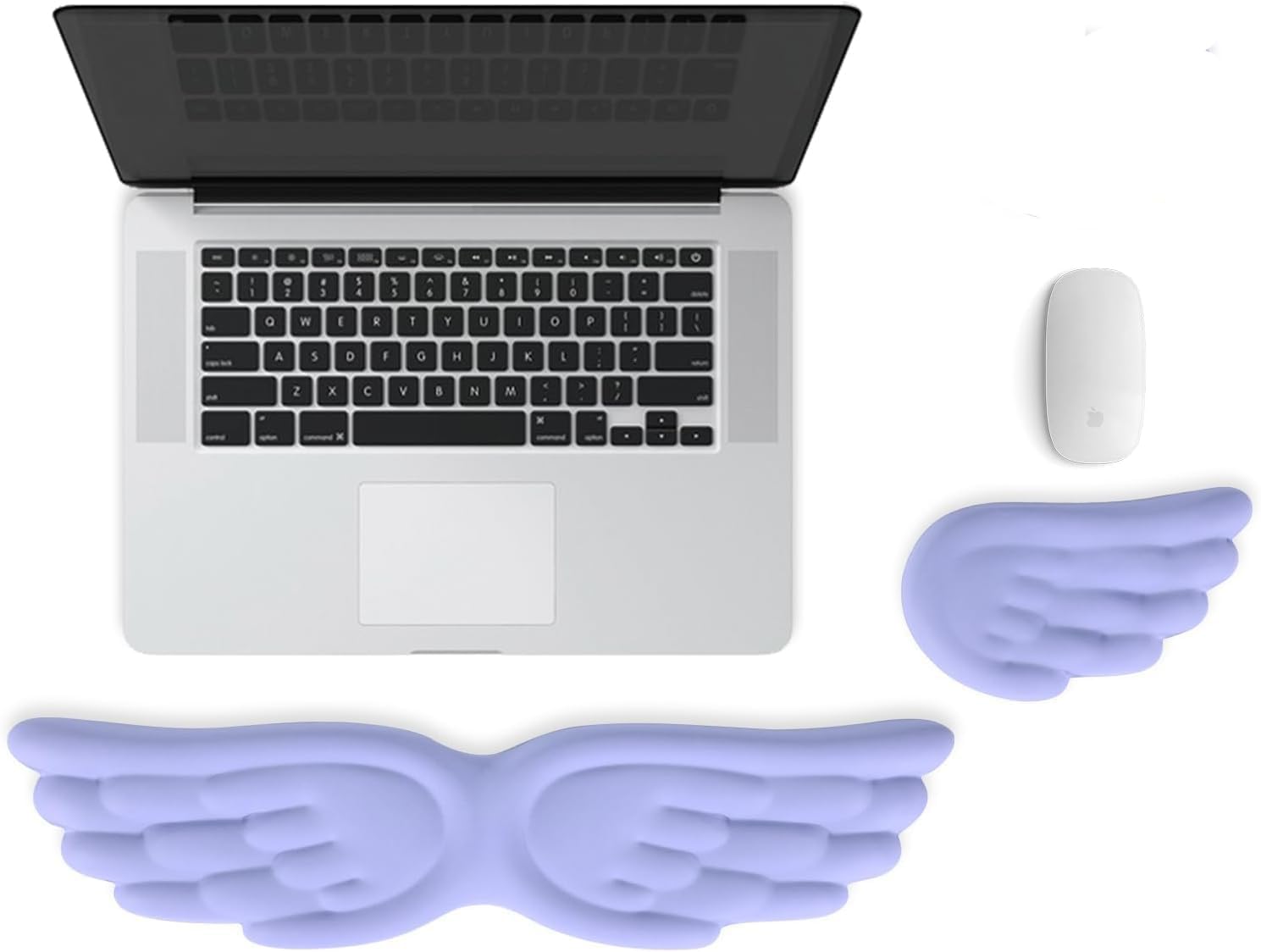 Amazon.com : Hiyong Angel Wing Cloud Keyboard Wrist Rest, Soft Leather ...