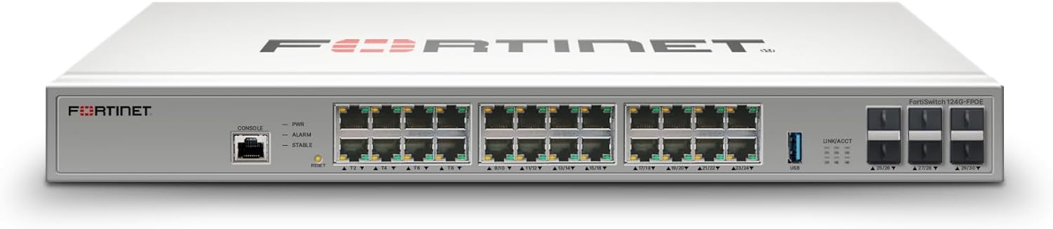 Amazon.com: Fortinet FortiSwitch FS-124G-FPOE Ethernet Switch : Electronics