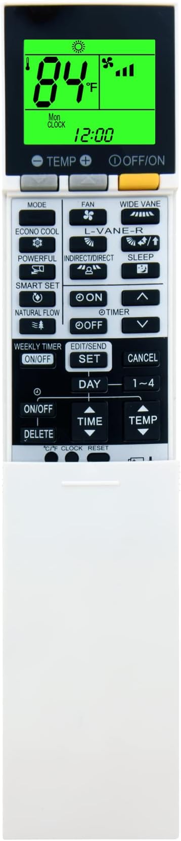 Amazon.com: YAOHUIMI Replacement Remote Control for Mitsubishi Electric ...