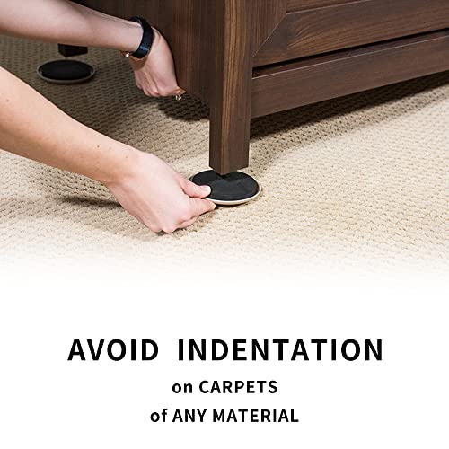 Snapklik.com : Furniture Sliders, 10pcs-4 3/4 Furniture Sliders For ...