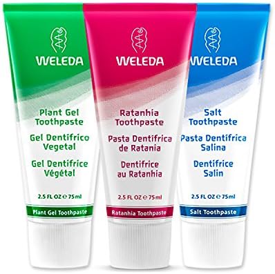 Amazon.com : Weleda Plant-Rich Toothpaste, Salt Toothpaste, Plant Gel ...
