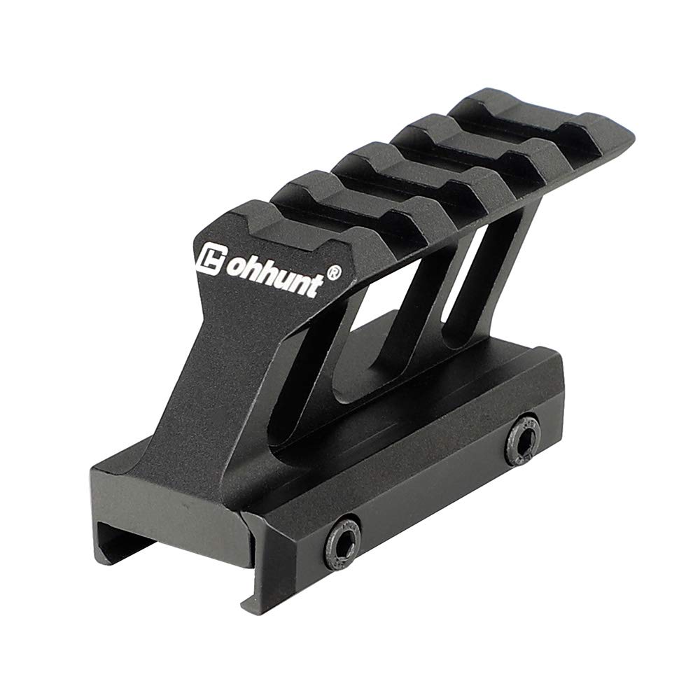 Amazon.com: ohhunt Riser Mount 1 inch Hight Picatinny Rail Cantilever ...