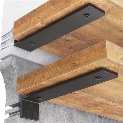 Amazon.com: Goovilla Shelf Brackets, Heavy Duty Floating Shelf Bracket ...