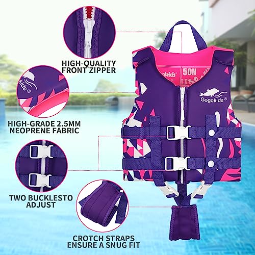 Snapklik.com : Gogokids Toddler Swim Vest, Kids Float Jacket For 20-30 ...