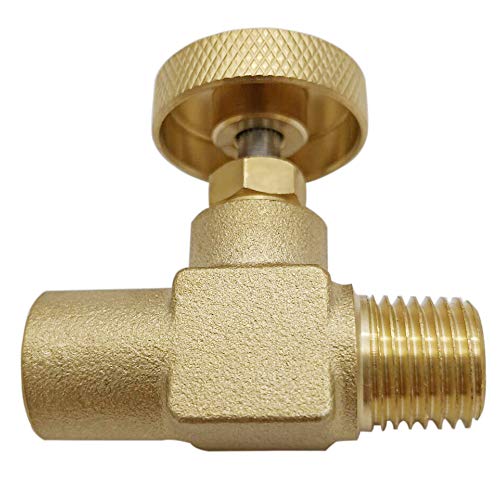 Snapklik.com : 1/4 Male NPT X 1/4 Female NPT Heavy Duty Brass High ...