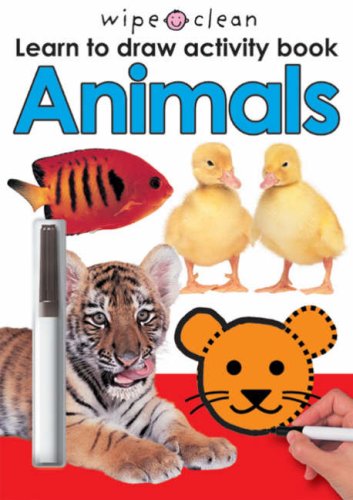 Wipe Clean Early Learning Activity Book Animals: Roger Priddy ...