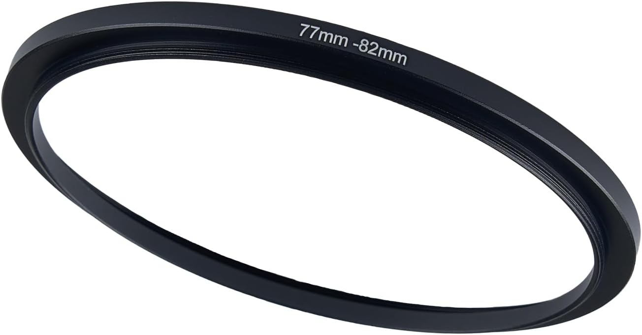Amazon.com : GZNLY 77mm to 82mm Step-up Adapter Rings Filter Adapter ...