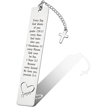 Amazon.com: Inspirational Christian Bookmarks Gifts for Women Men ...