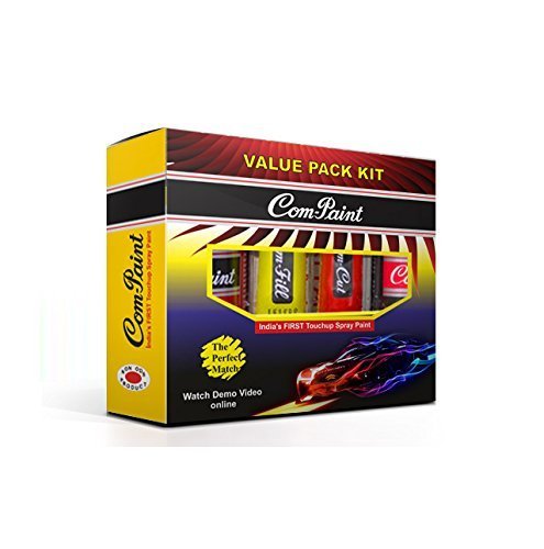 Com-Paint Silky Silver Scratch Remover Value Pack Kit For Maruti Versa ...