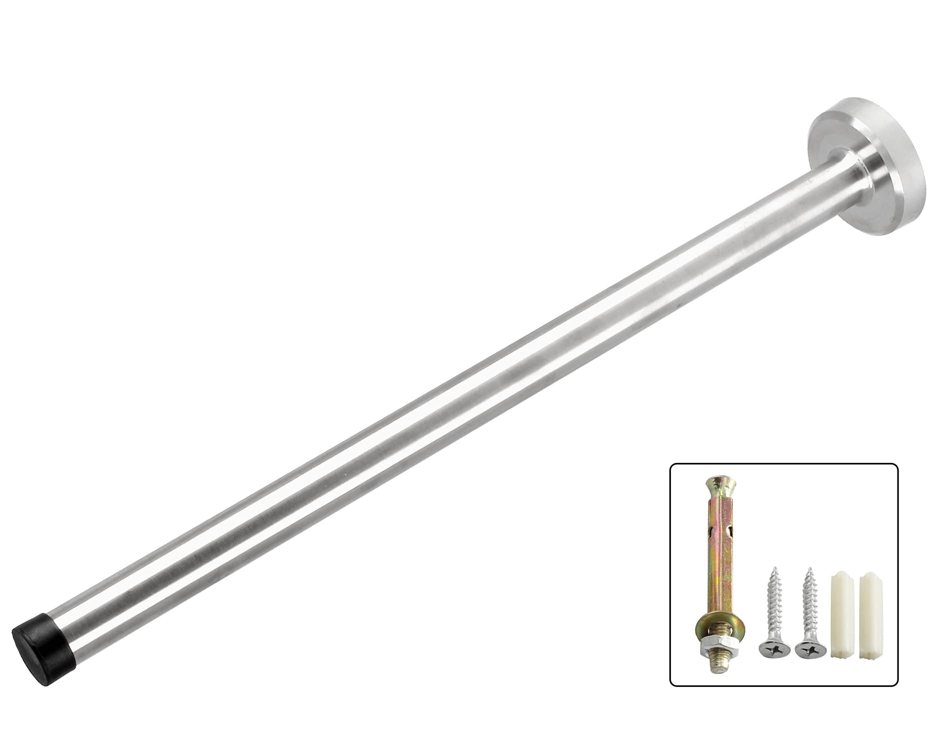 Snapklik.com : BokWin 12 Inch Wall-Mounted Door Stopper, Extra Long ...