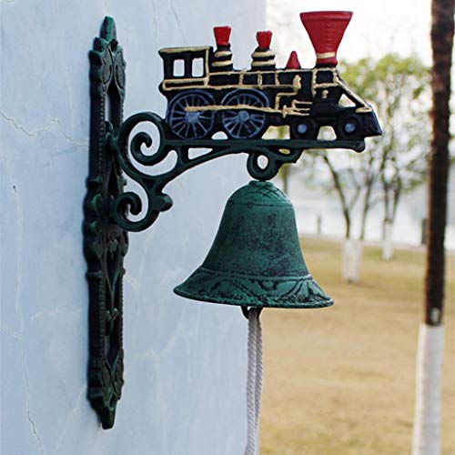 WYKDL Outdoor Dinner Bells Made of Copper Bracket Mounts Bell to Both ...