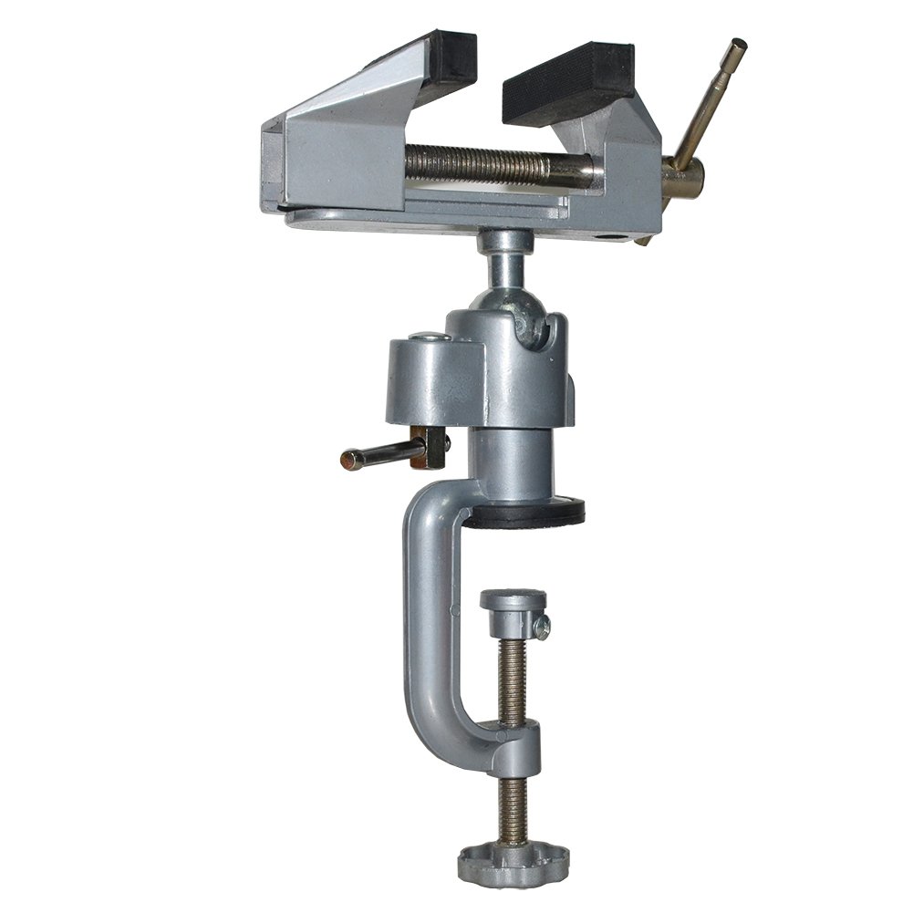 Buy Swivel Table Vise, Clamp-on Bench Vise, Portable & Multi-Angle, 3 ...