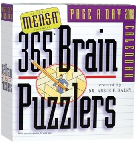 Mensa 365 Brain Puzzlers Page-A-Day Calendar 2008: Workman Publishing ...
