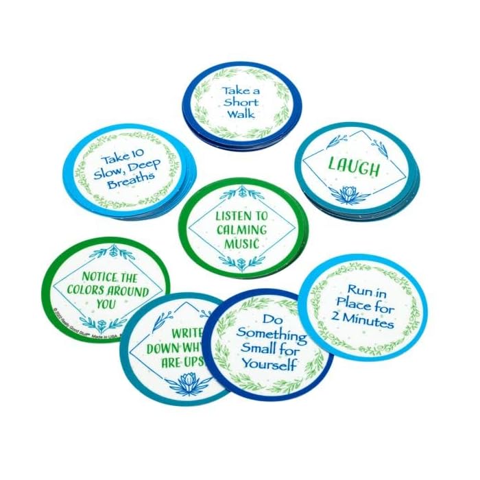 Buy Really Good Stuff Classroom Chill Chips – Set of 40 – Help Kids ...