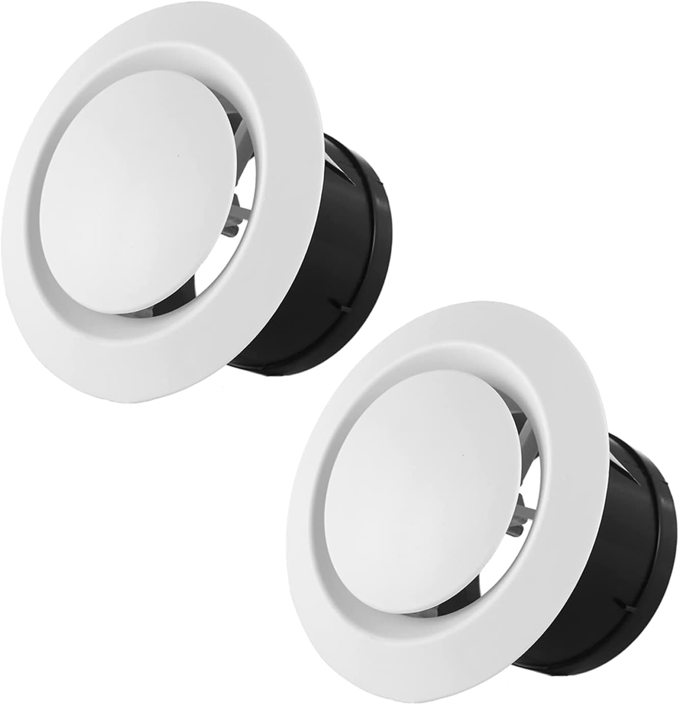 Amazon.com: HG Power 8 Inch Round Vent Cover, 2-Pack ABS Adjustable ...