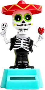 Amazon.com: Solar Powered Toy Skeleton Dancing Figurines Solar Dancing ...