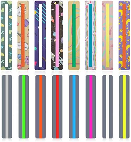 16 Pieces of Reading Ruler, Transparent Children's Reading Bookmarks ...