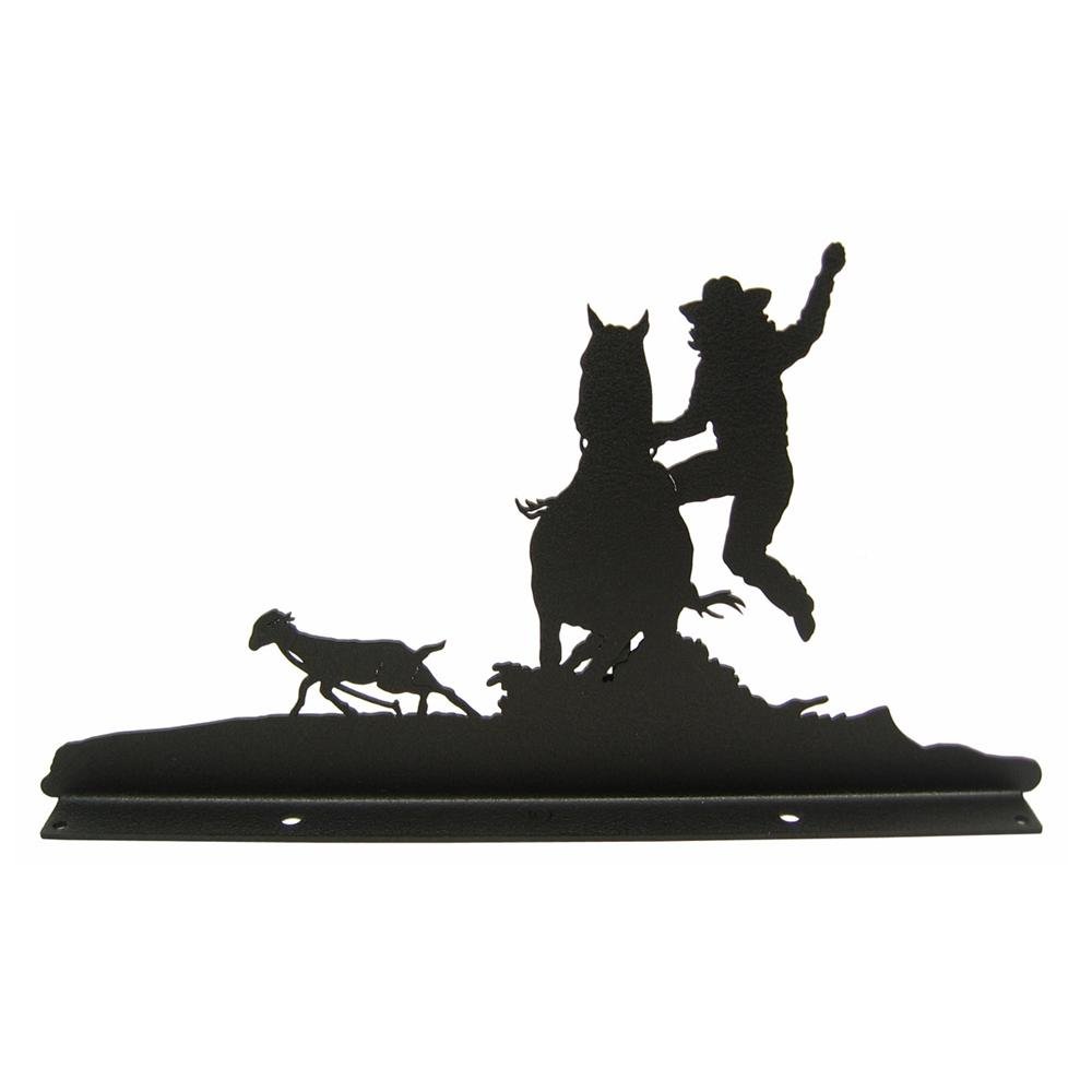 Goat Tying Silhouette